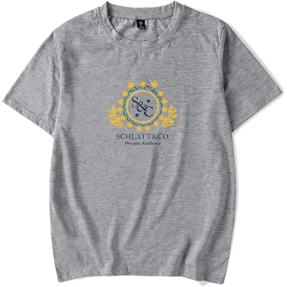 Jschlatt Schlatt Merch T-shirt Classic Logo Round Neck Short Sleeve ...