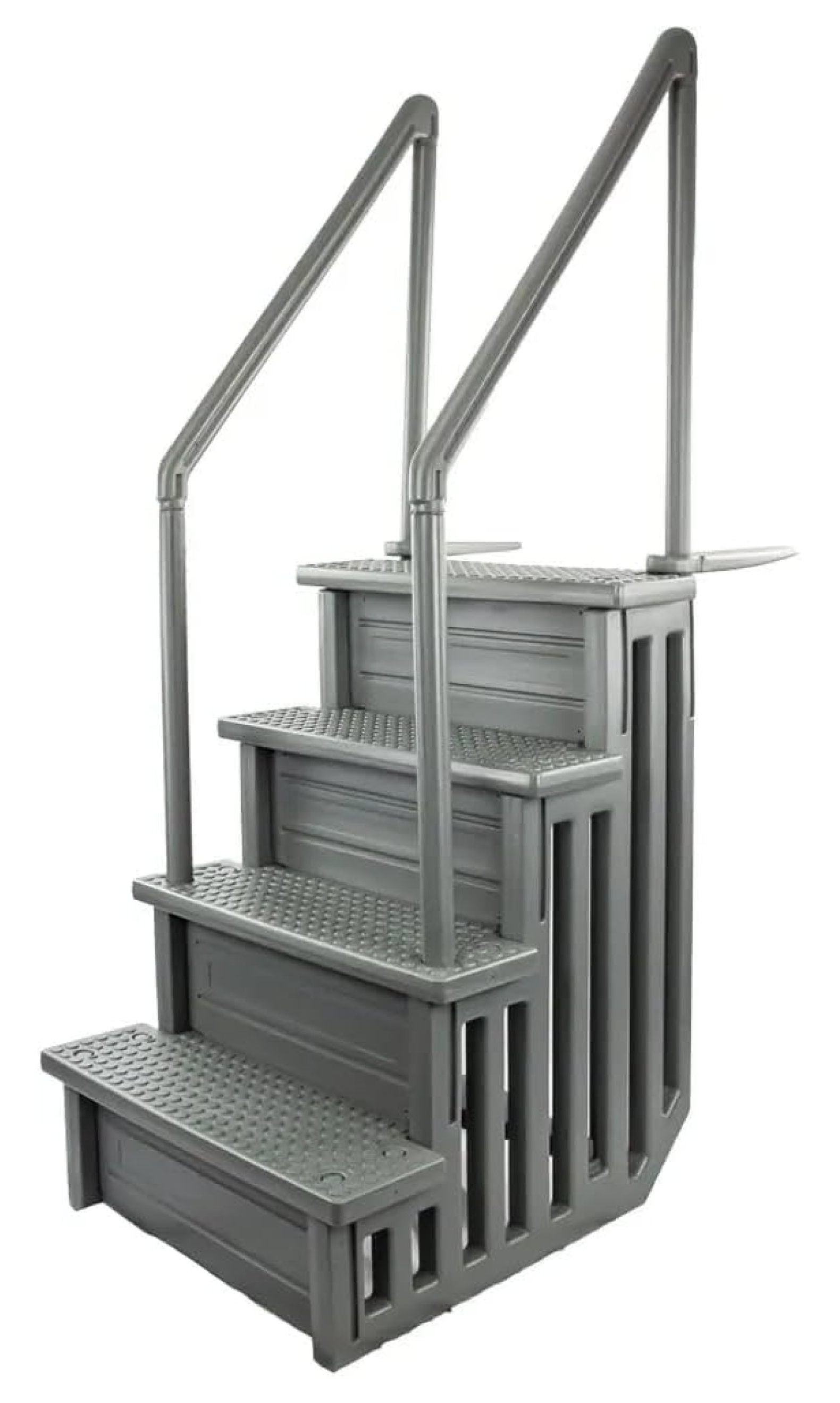 Jsmark Anti-Slip in-Pool Steps | Gray | for above Ground Swimming Pools ...