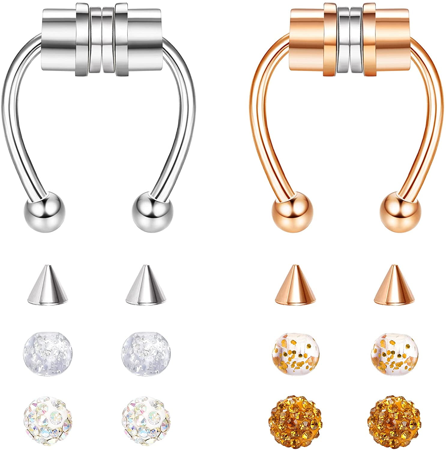 Magnetic Nose Pin Amazon Faux Nose Ring Without Piercing MODRSA Fake ...