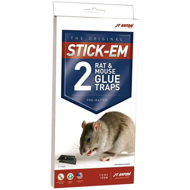 Jt Eaton 155N Stick-Em Rat & Mouse Glue Trap - Walmart Business Supplies