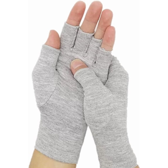 Jtbuh XLY Compression Arthritis Gloves for Men Women, Fingerless ...
