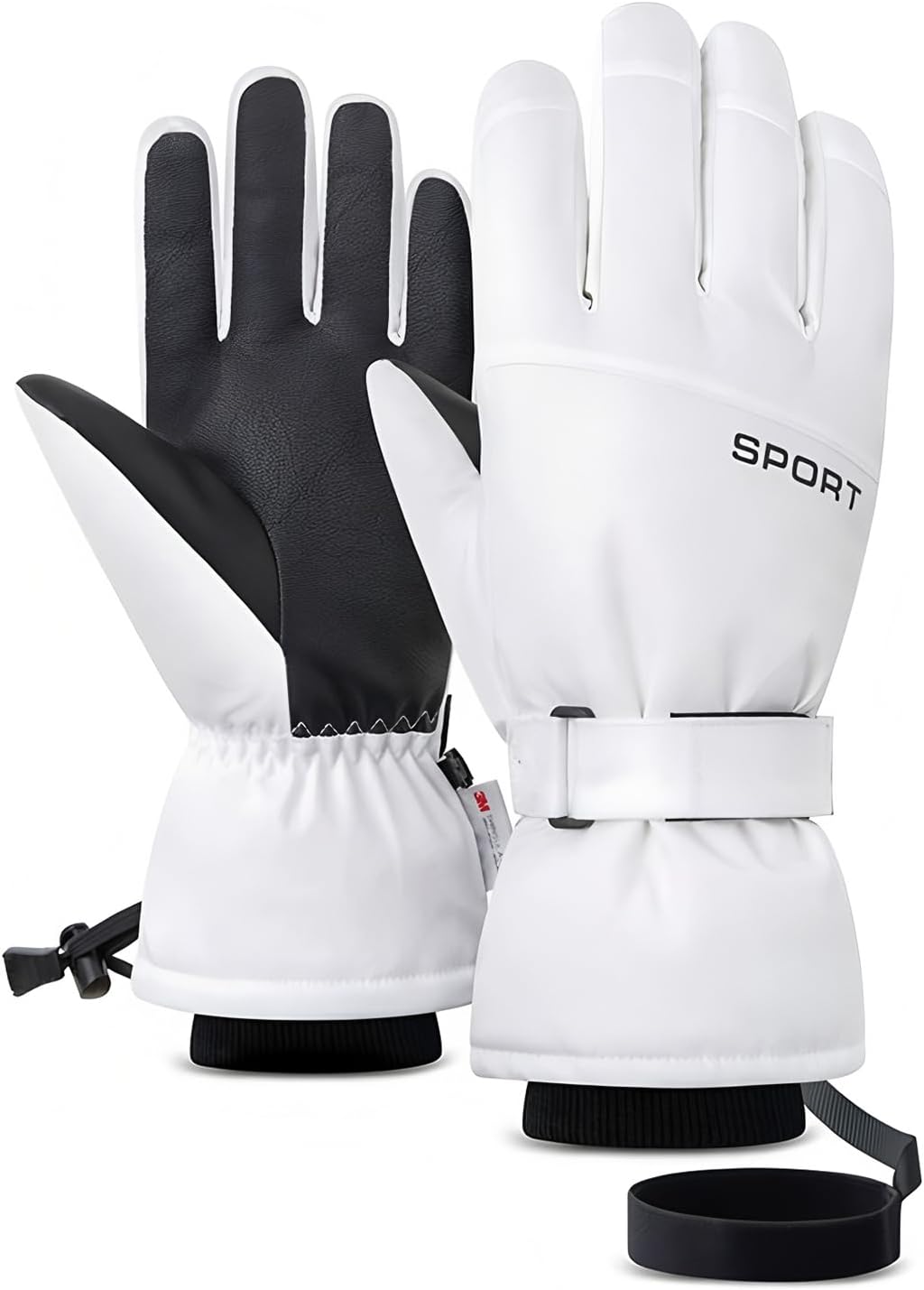 Jtbuh XLY Snow Gloves,Ski Gloves,Cold Weather Mittens,3M Thinsulate ...