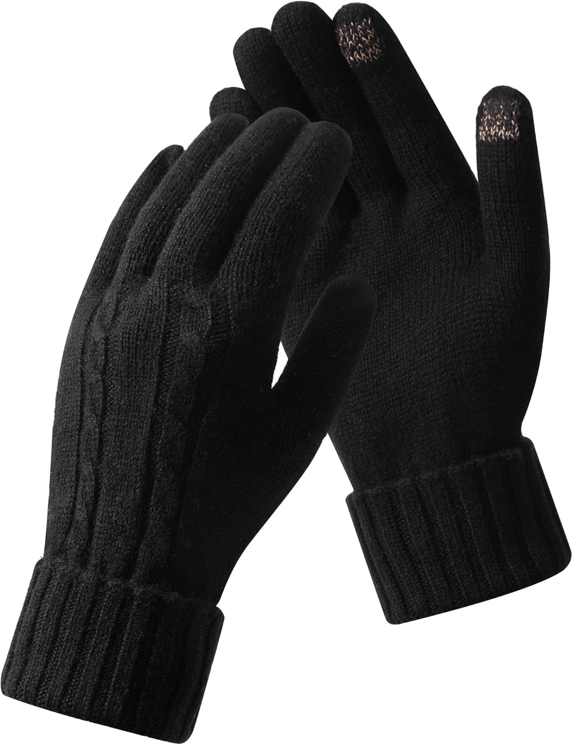 Jtbuh XLY Winter Wool Gloves,Women Men's Soft and Cold-Resistant Gloves ...