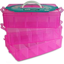 Casewin Bins & Things Stackable Craft Storage Container with 30 ...