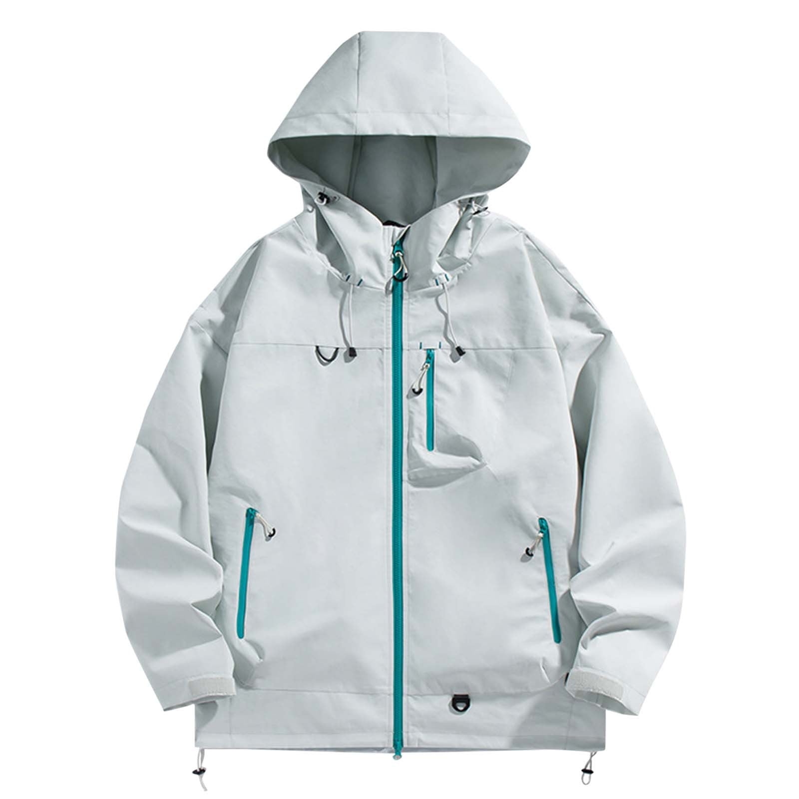 Jtjvou Waterproof Active Outdoor Rain Jacket Rain Coat for Women ...