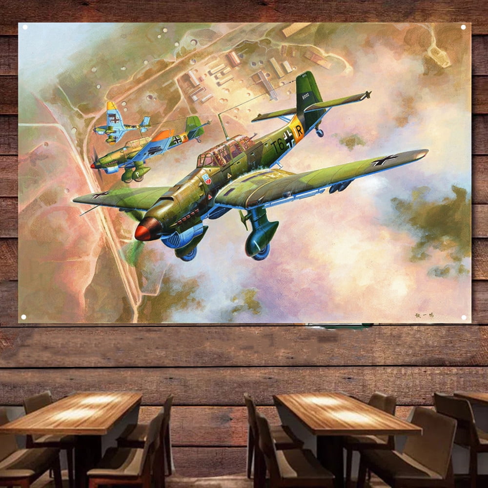 Ju 87B-2 Stuka Fighter Poster Wall Chart - 38" x 57" Air Force Military ...