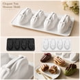 JuDWoC Walnut Silicone Mold 4 Cavity Gourmet Nut Mousse Pan 7.87 Inch ...