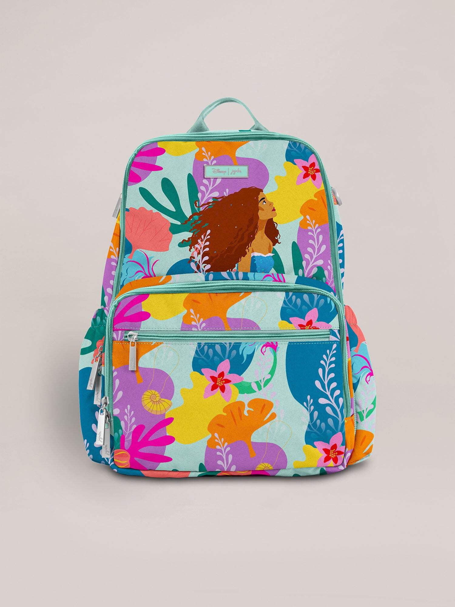 JuJuBe Large Zealous 3-Pocket Diaper Backpack - Disney's The Little Mermaid: Ocean of Dreams ...