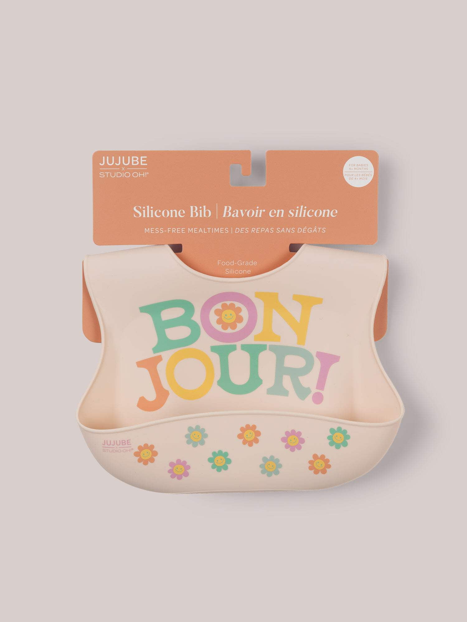 JuJuBe x Studio Oh! Food-Grade Silicone Bib - Bonjour Bébé - Walmart.com