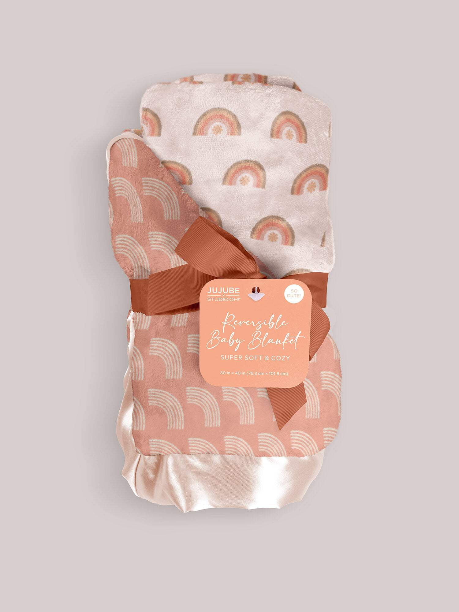 JuJuBe x Studio Oh! Ultra-Soft Thick Reversible Baby Blanket - Be Kind ...