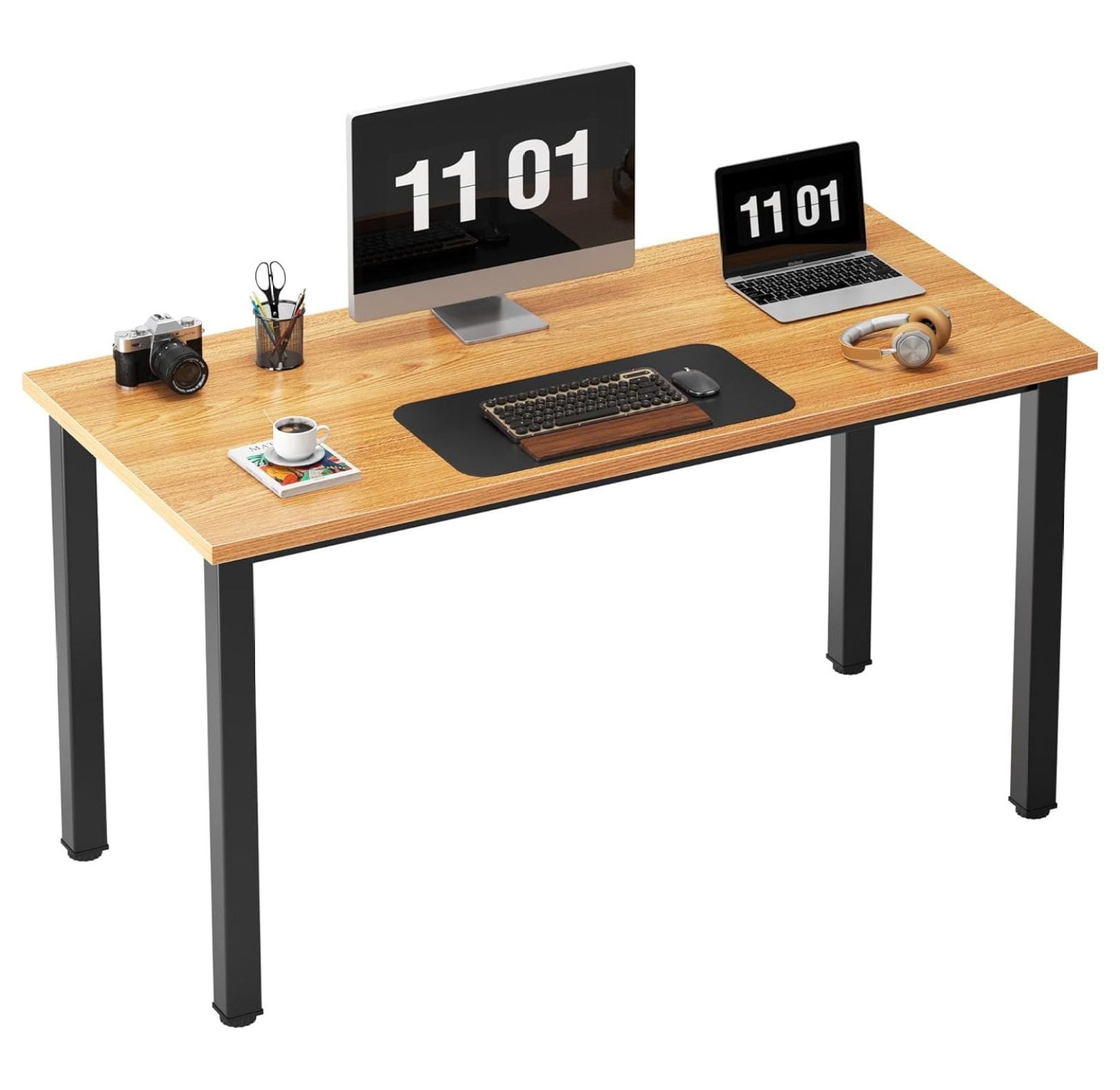 JuRlvC Computer Desk, 47 inch Home Office Desk, Modern Simple Home ...