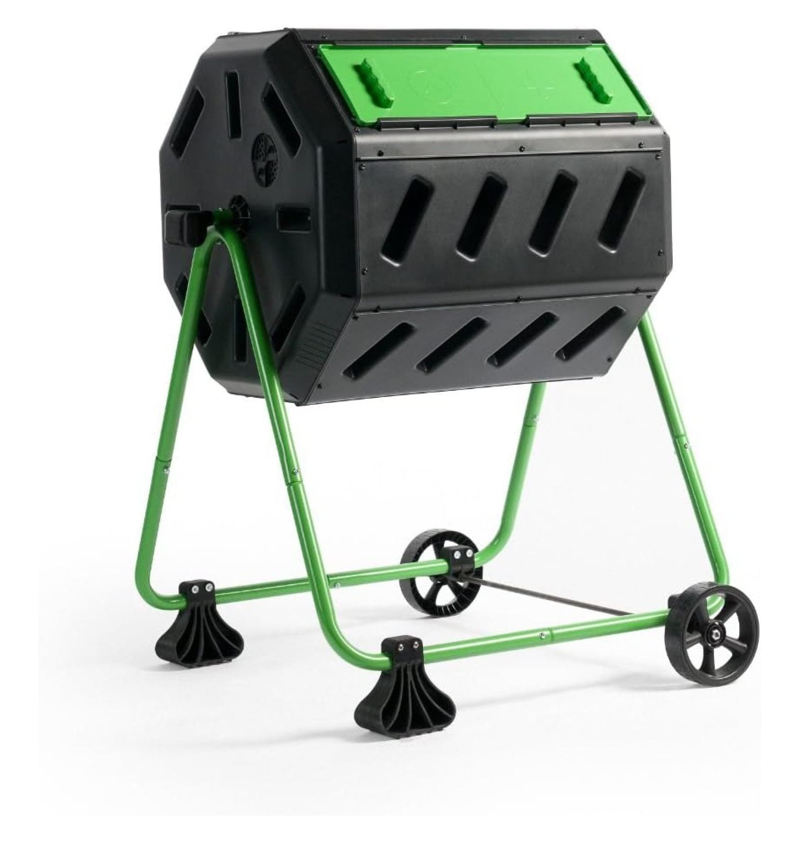 JuRlvC HOTFROG Mobile 43-Gallon Dual Chamber Continuous Tumbling ...