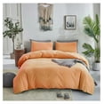 JuRlvC Peach Comforter Set Coral Orange Bedding Sets Size Grapefruit ...