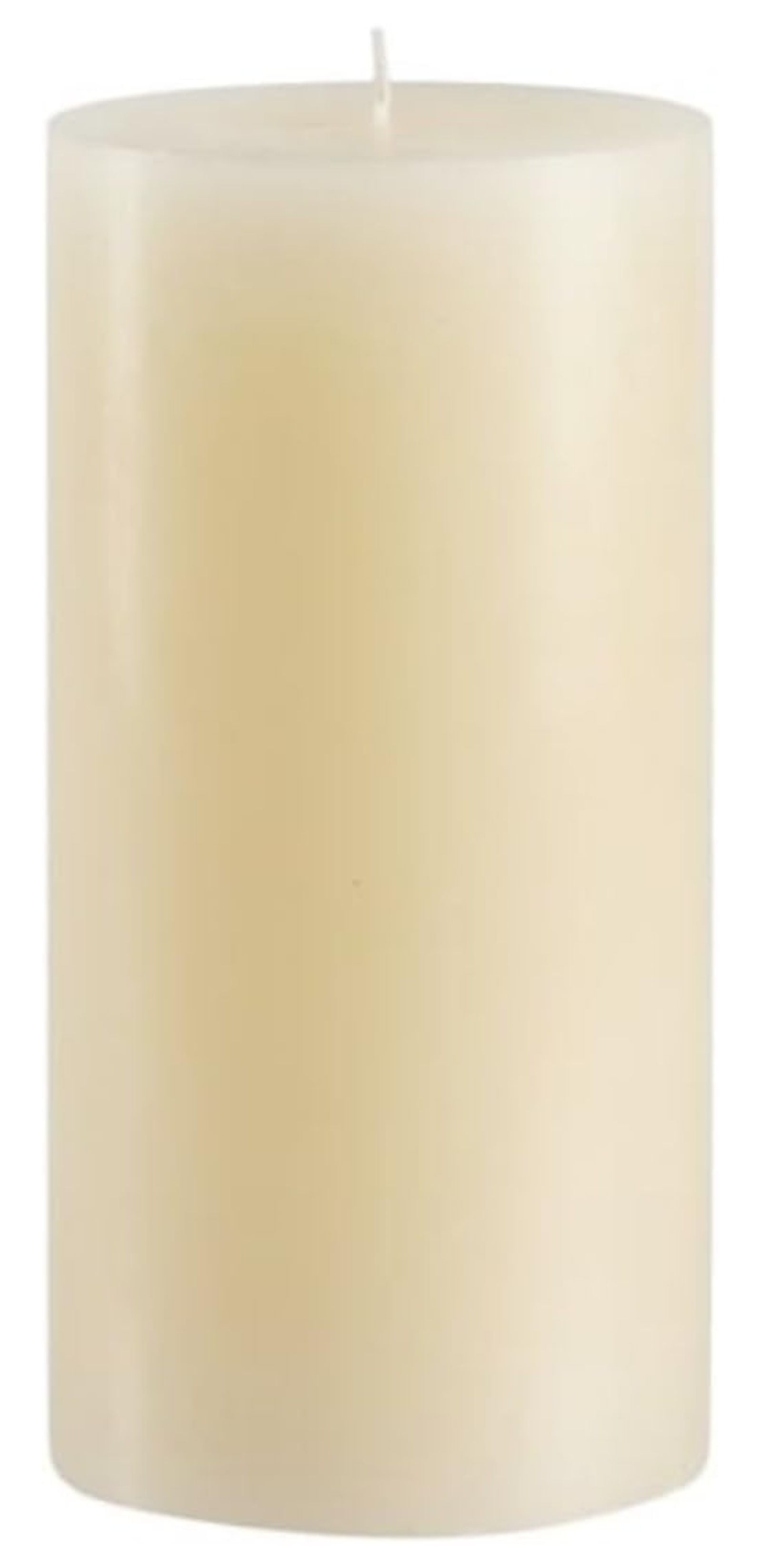 JuRlvC - Vanilla Scented Ivory Pillar Candle, Handmade (4" x 6 ...