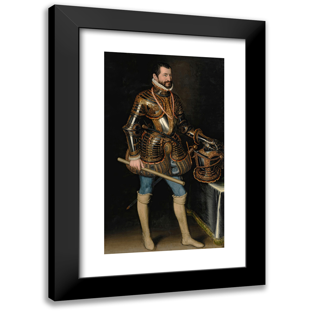 Juan Pantoja de la Cruz 10x14 Black Modern Framed Museum Art Print ...