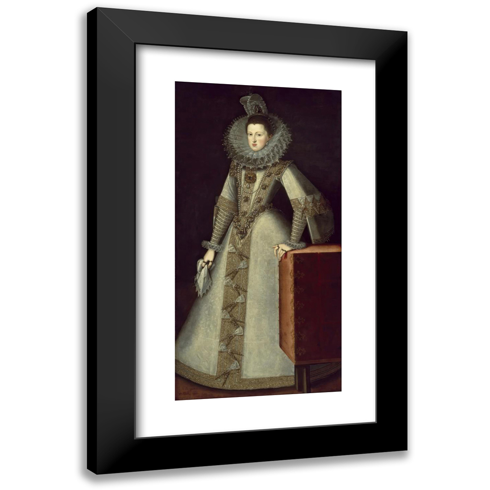 Juan Pantoja de la Cruz 9x14 Black Modern Framed Museum Art Print ...