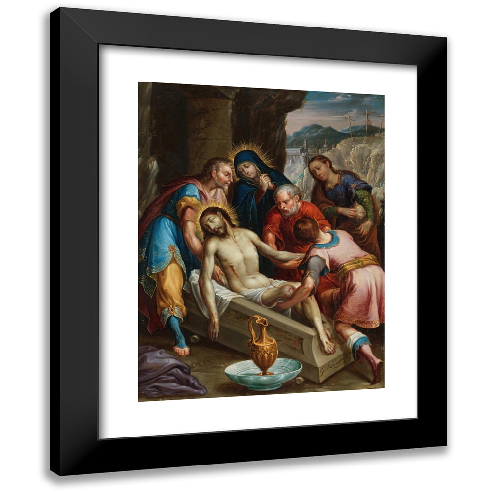 Juan Rodríguez Juárez 15x18 Black Modern Framed Museum Art Print Titled ...