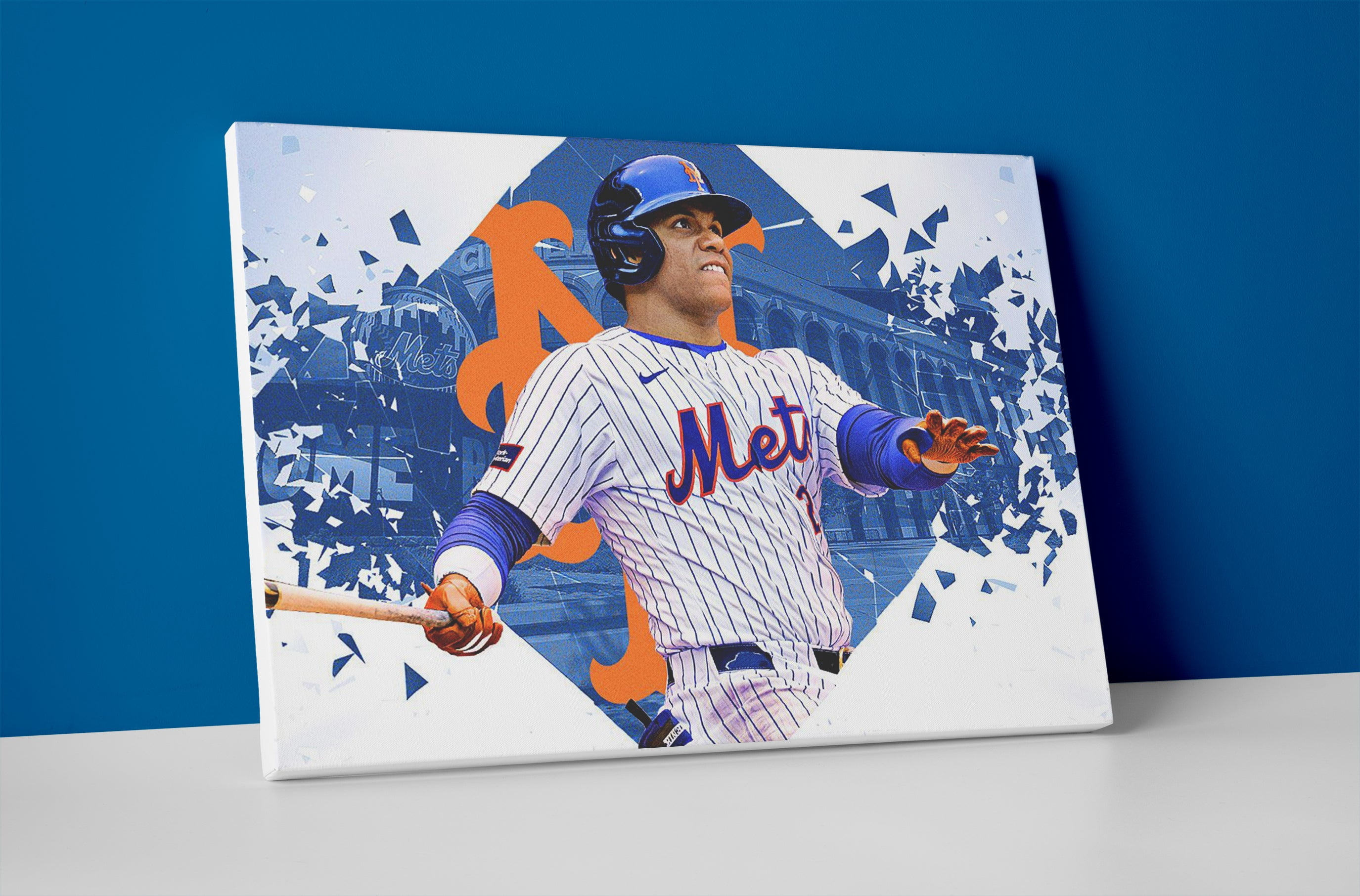 Juan Soto Mets Poster or Wrapped Canvas - Walmart.com