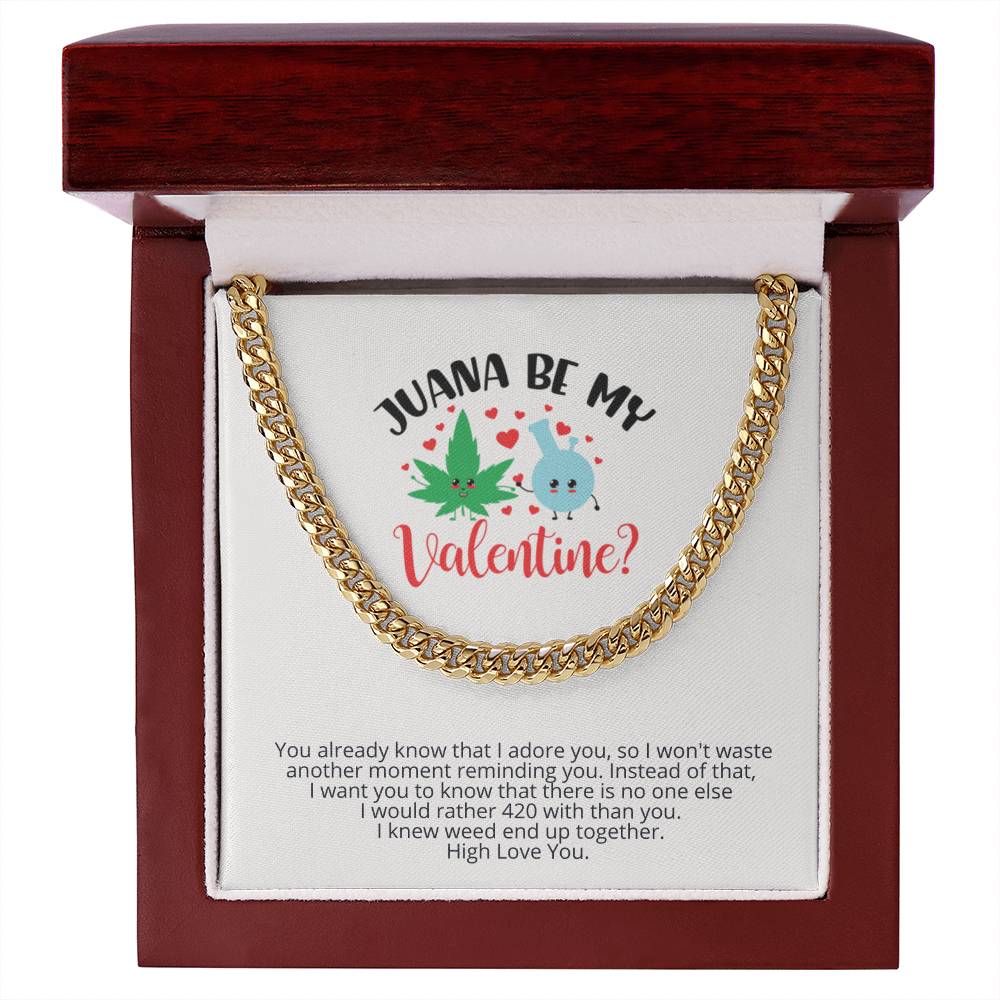 Juana Be My Valentine Cuban Chain Necklace, Cuban Link Chain ...