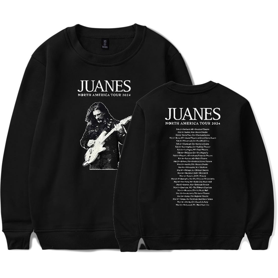 Juanes Tour 2024 Sweatshirt Fashion Clothes Hip Hop Style Crewneck Men ...