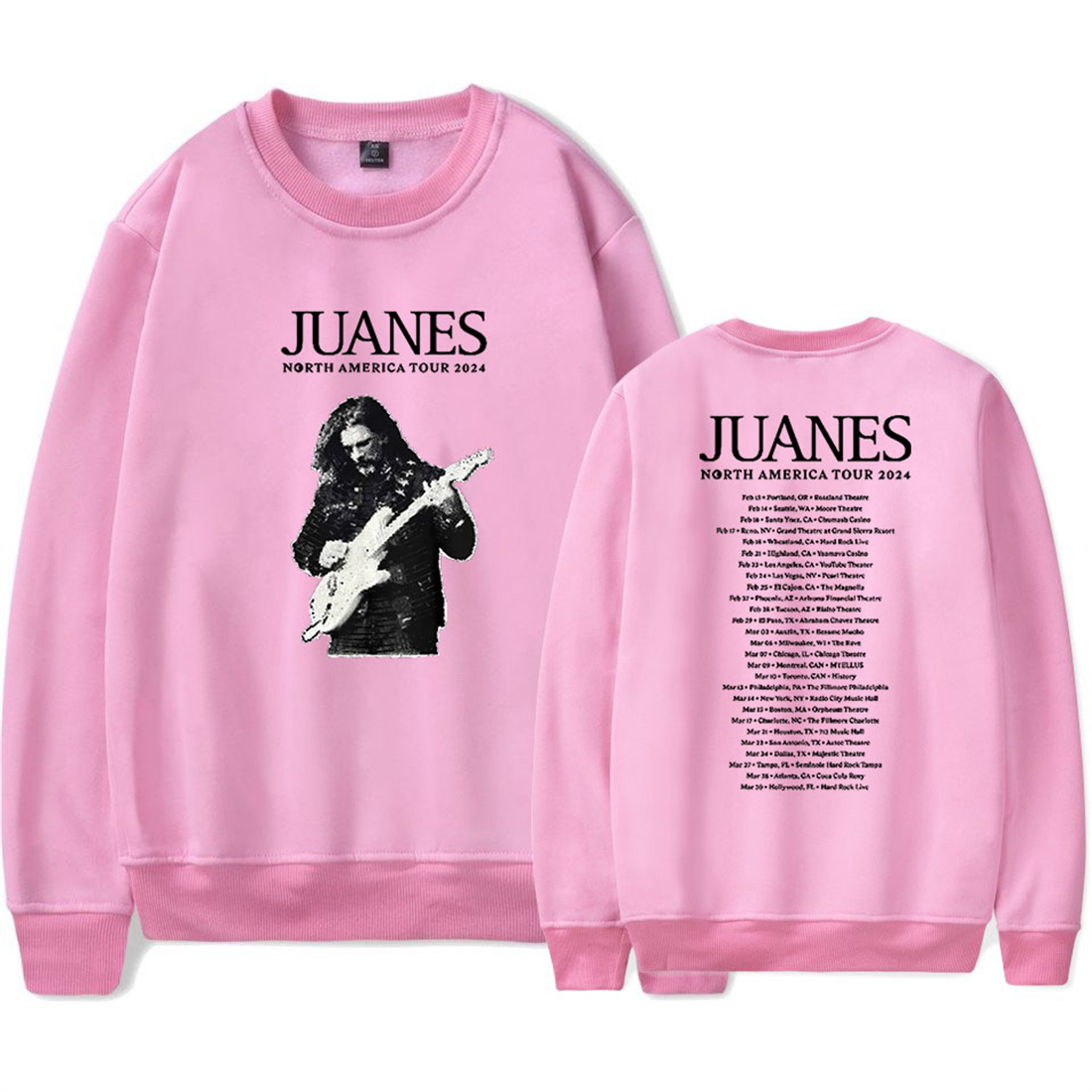 Juanes Tour 2024 Sweatshirt Fashion Clothes Hip Hop Style Crewneck Men ...