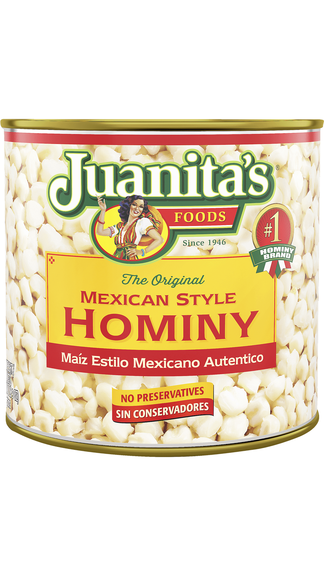 Juanita’s Foods Mexican Style Hominy, 25 oz, Can - Walmart.com