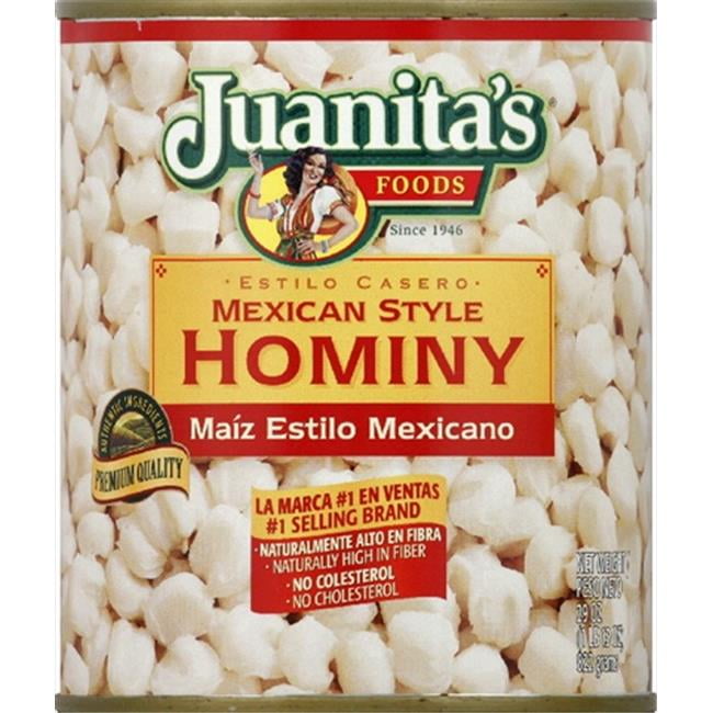 Juanita’s Foods Mexican Style Hominy, 25 oz, Can - Walmart.com