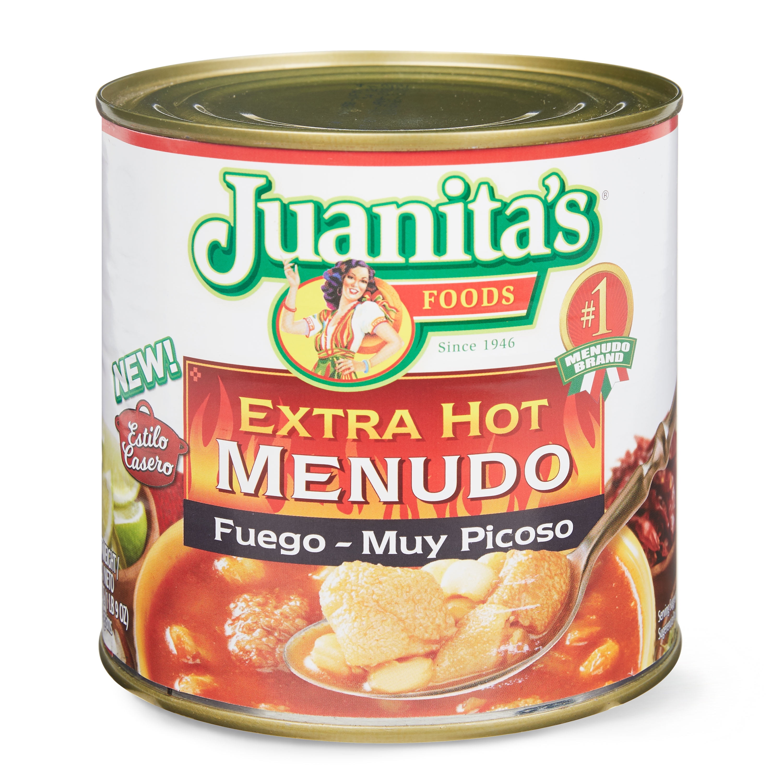 Juanita’s Foods Ready to Serve Extra Hot Menudo Soup, 25 oz Can ...