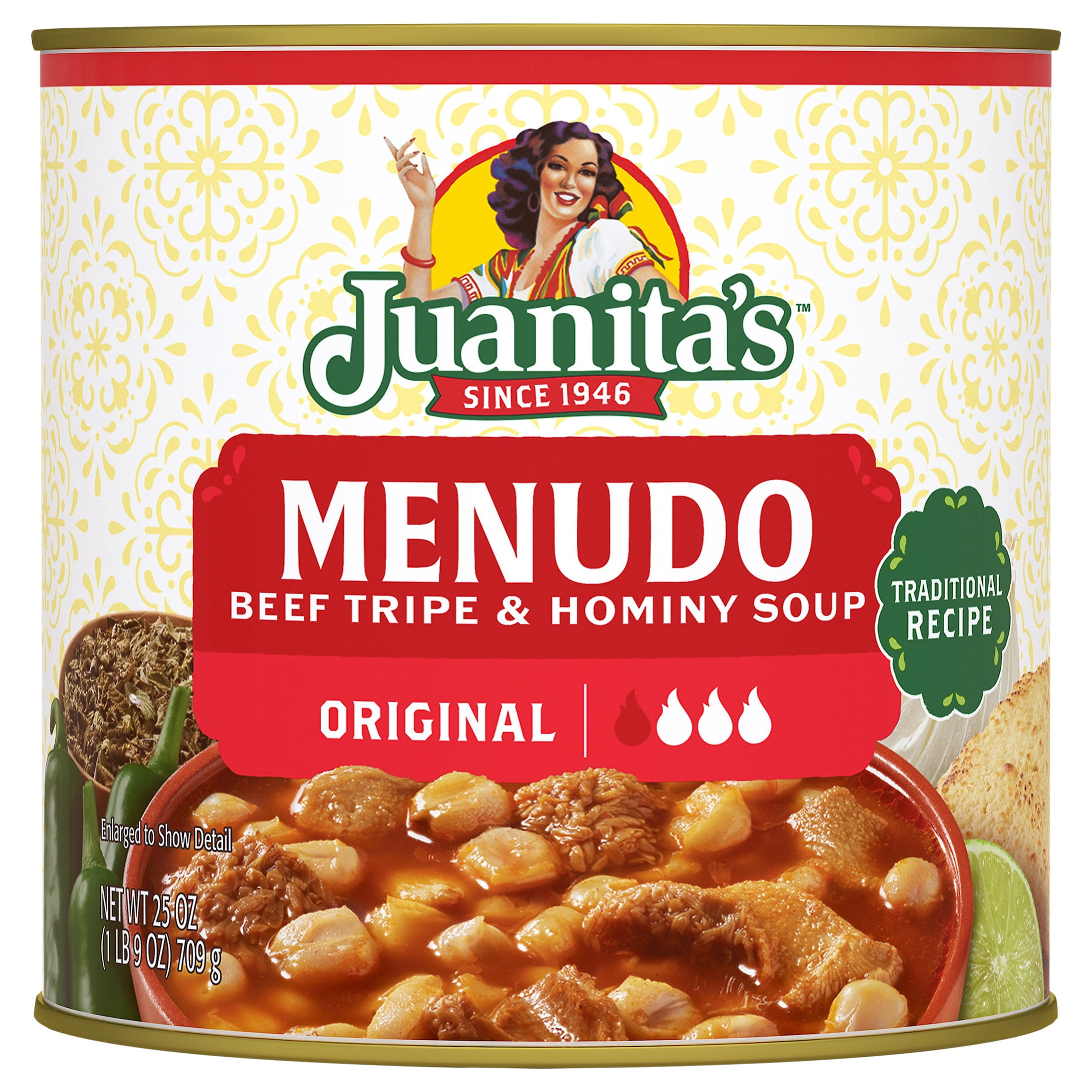 Juanita's Foods, Ready to Serve Original Menudo Soup, 25 oz Can ...