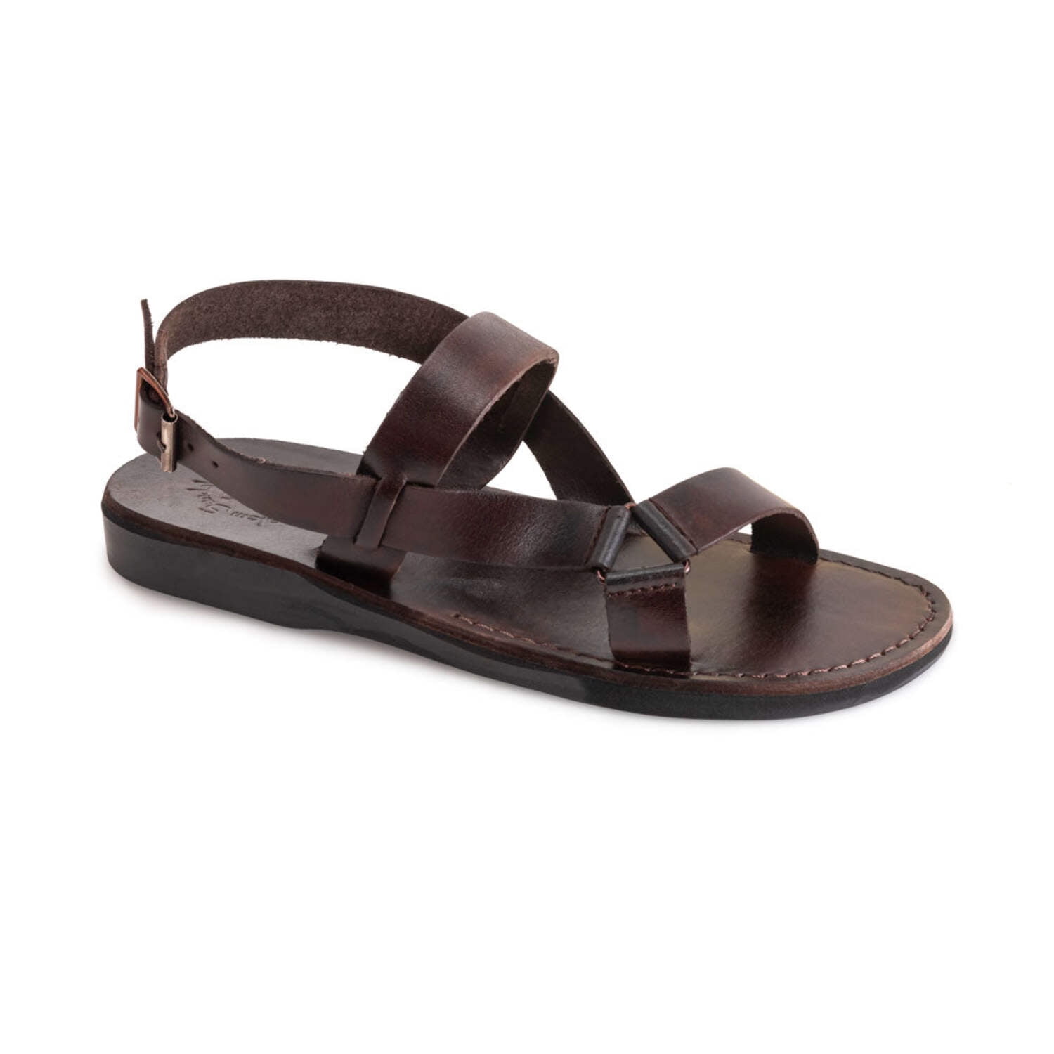 Jubal - Leather Open Toe Sandal - Mens Sandals - Walmart.com