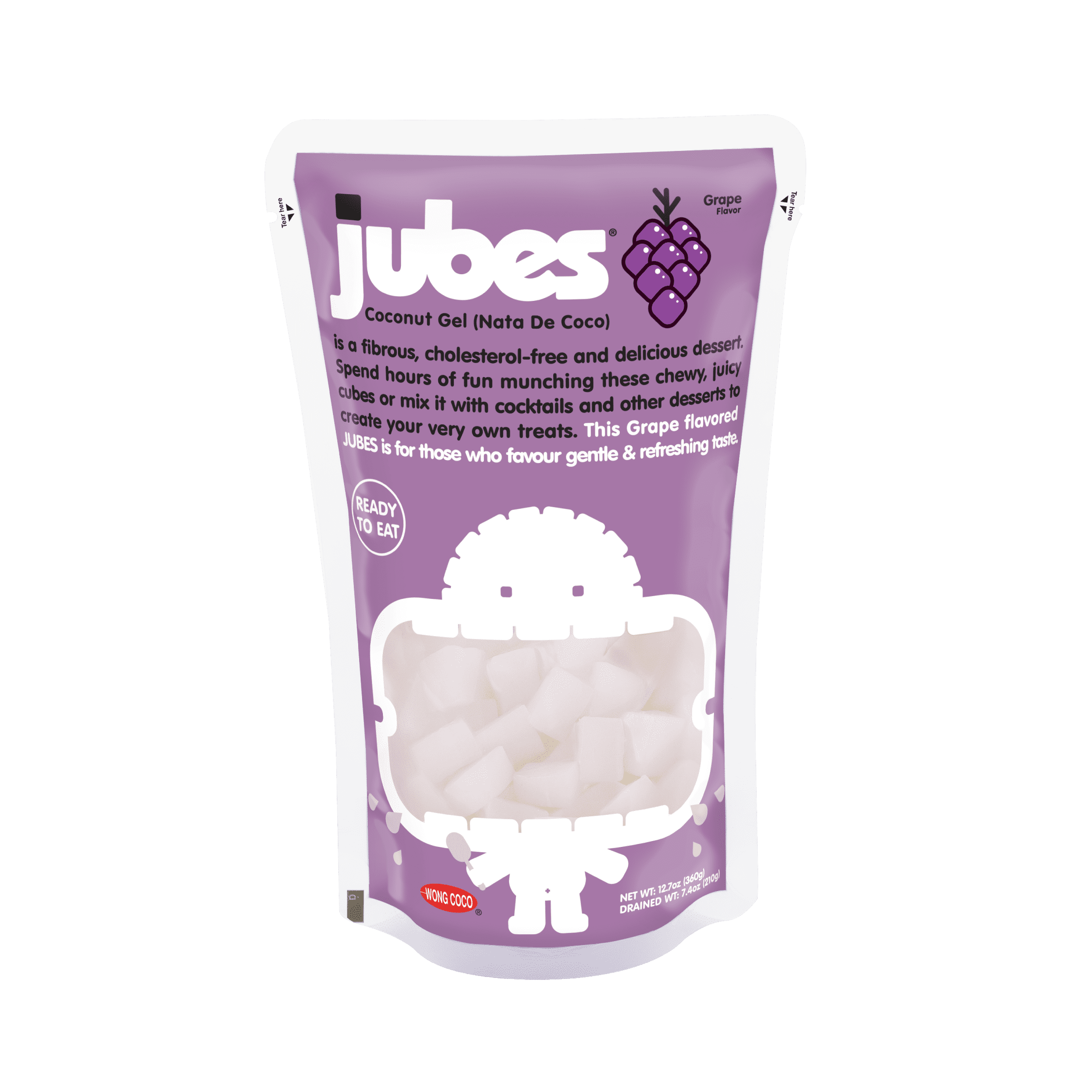 Jubes Nata De Coco (Grape) - 12.7oz (Pack of 3) - Walmart.com