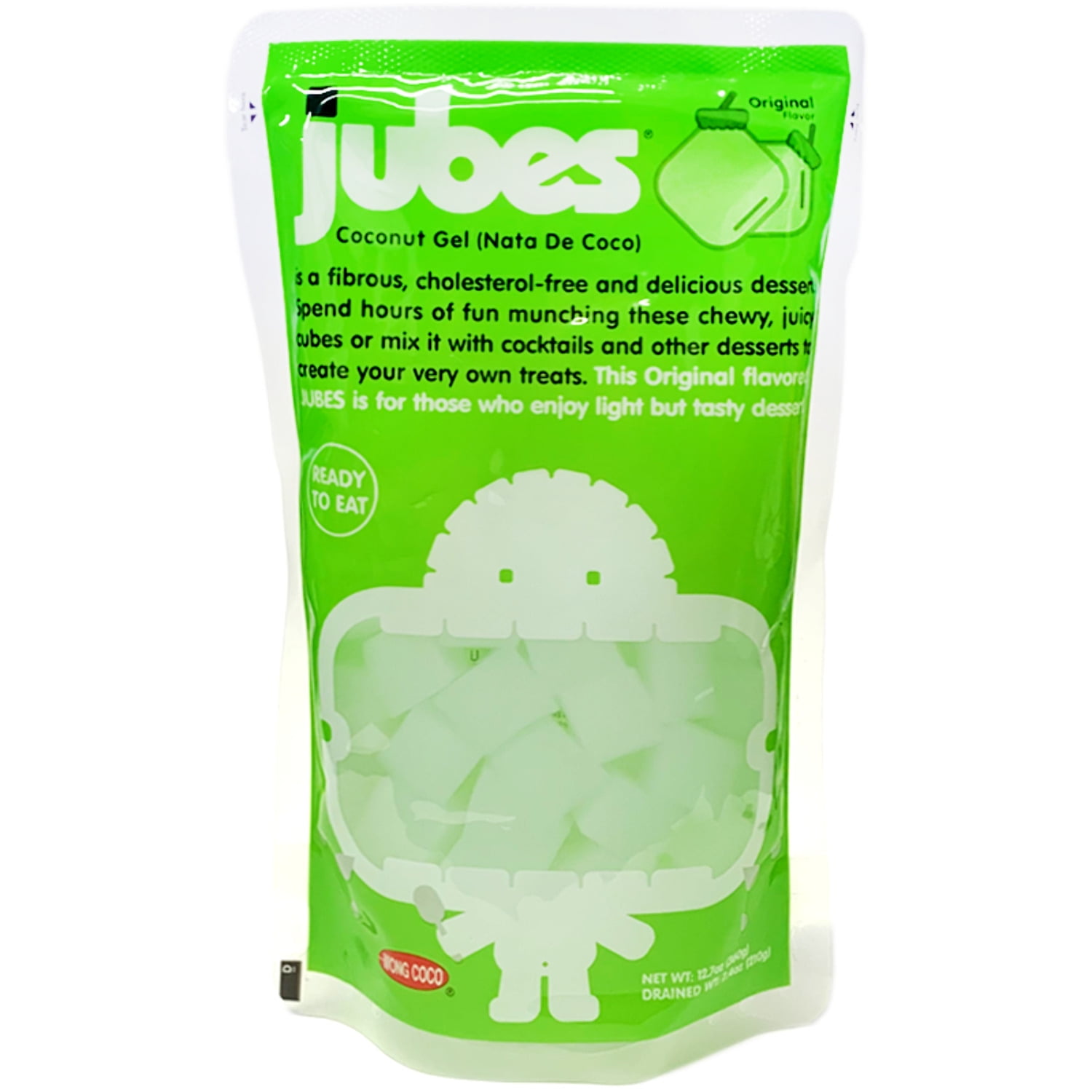 Jubes Nata De Coco Pack of 6 (Pandan) - Walmart.com