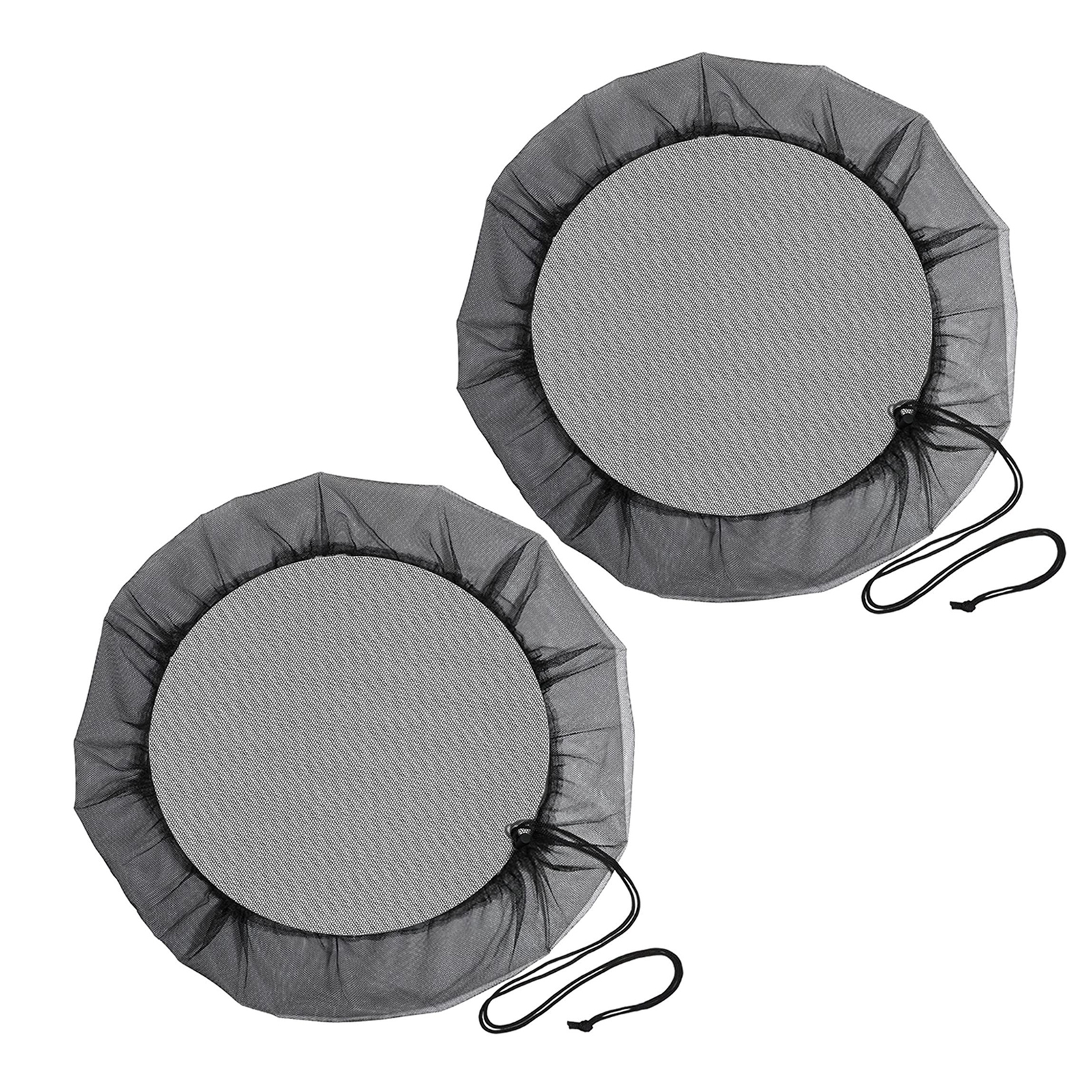 Jubilant 1/2 Pcs Outdoor Barrel Mesh Cover Drawstring Closure Water ...