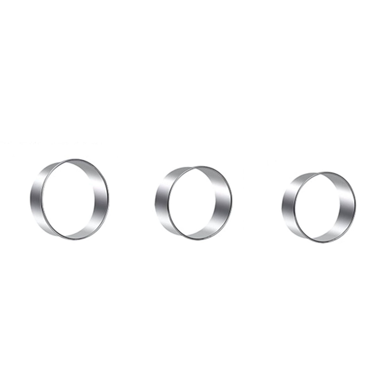 Jubilant 1 Set Cookie Cutter Stainless Steel Circle Biscuit Cutter ...