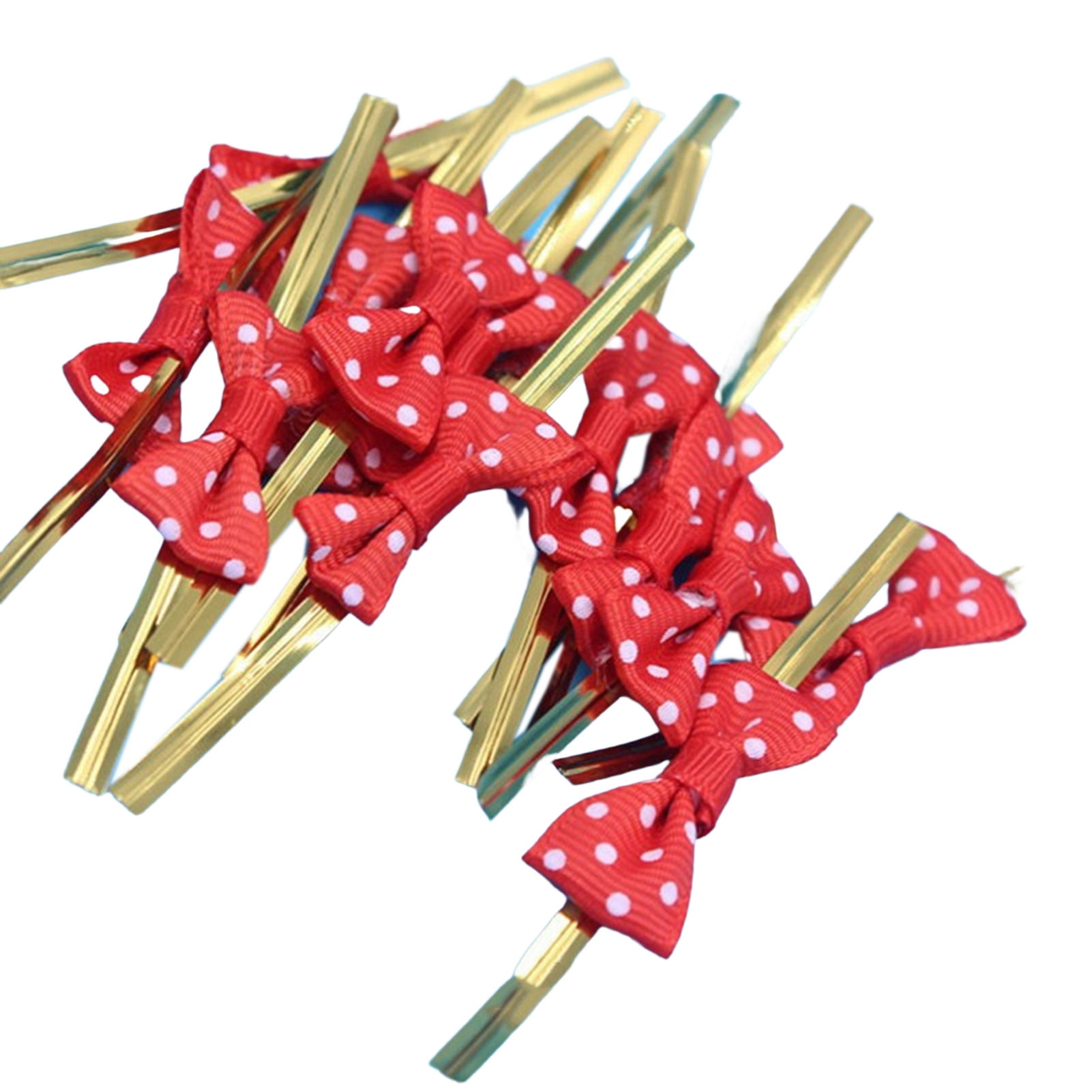 Jubilant 100Pcs/Set Packing Wire Flexible Bendable Gift Wrapping Bow ...