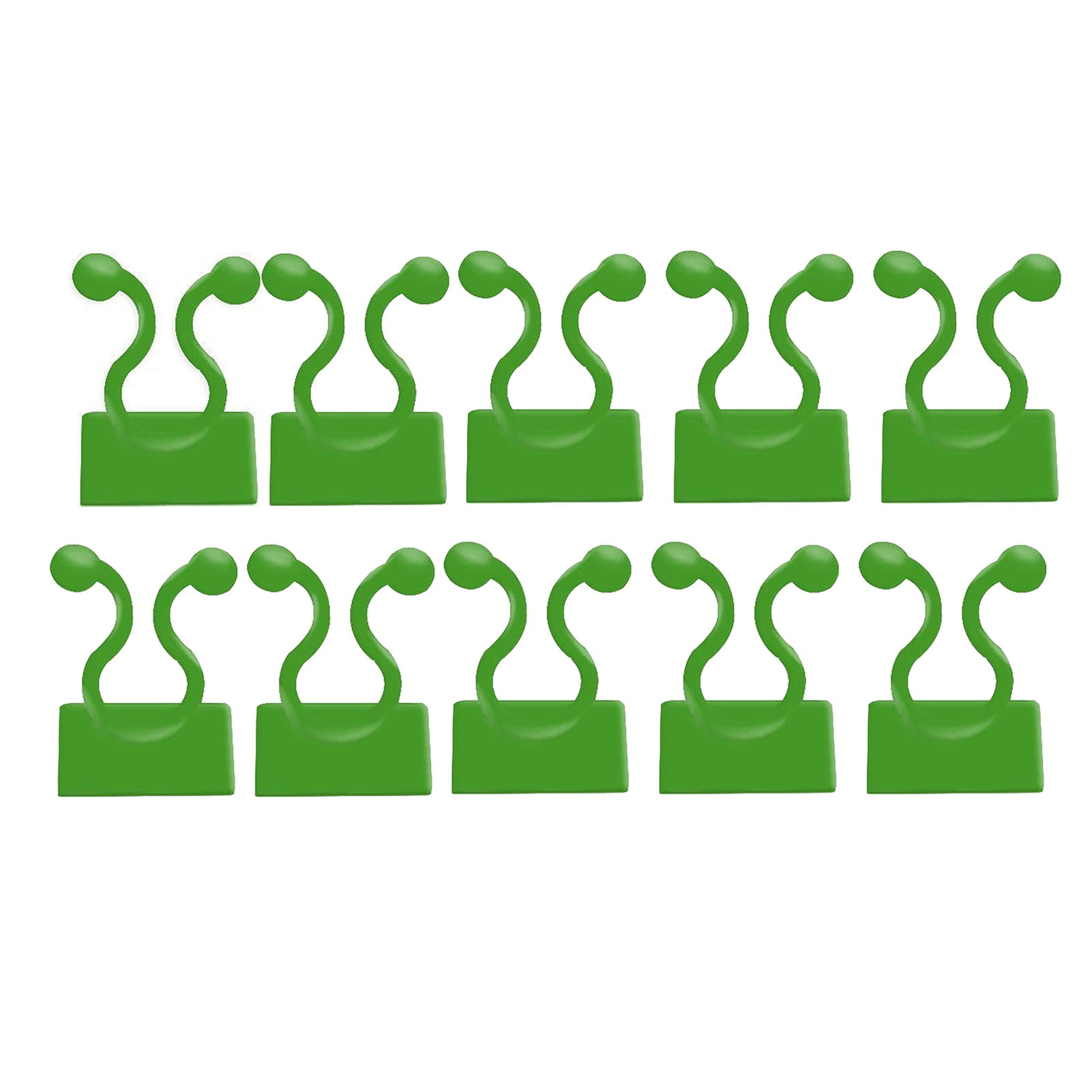 Jubilant 10Pcs/Set Saving Space Plant Clip Drill Free Flexible Climbing ...