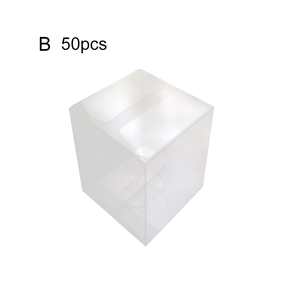Jubilant 50Pcs Square Transparent Mooncake Biscuit Packing Boxes ...