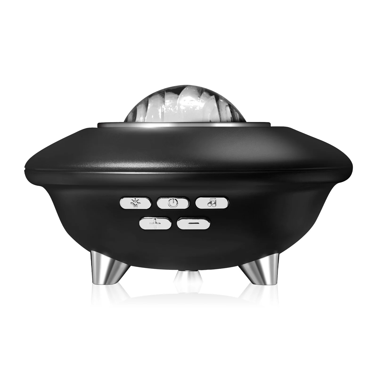 J&B Ultrasonic Diffuser with Aurora Star Projection Lights, Music/White ...