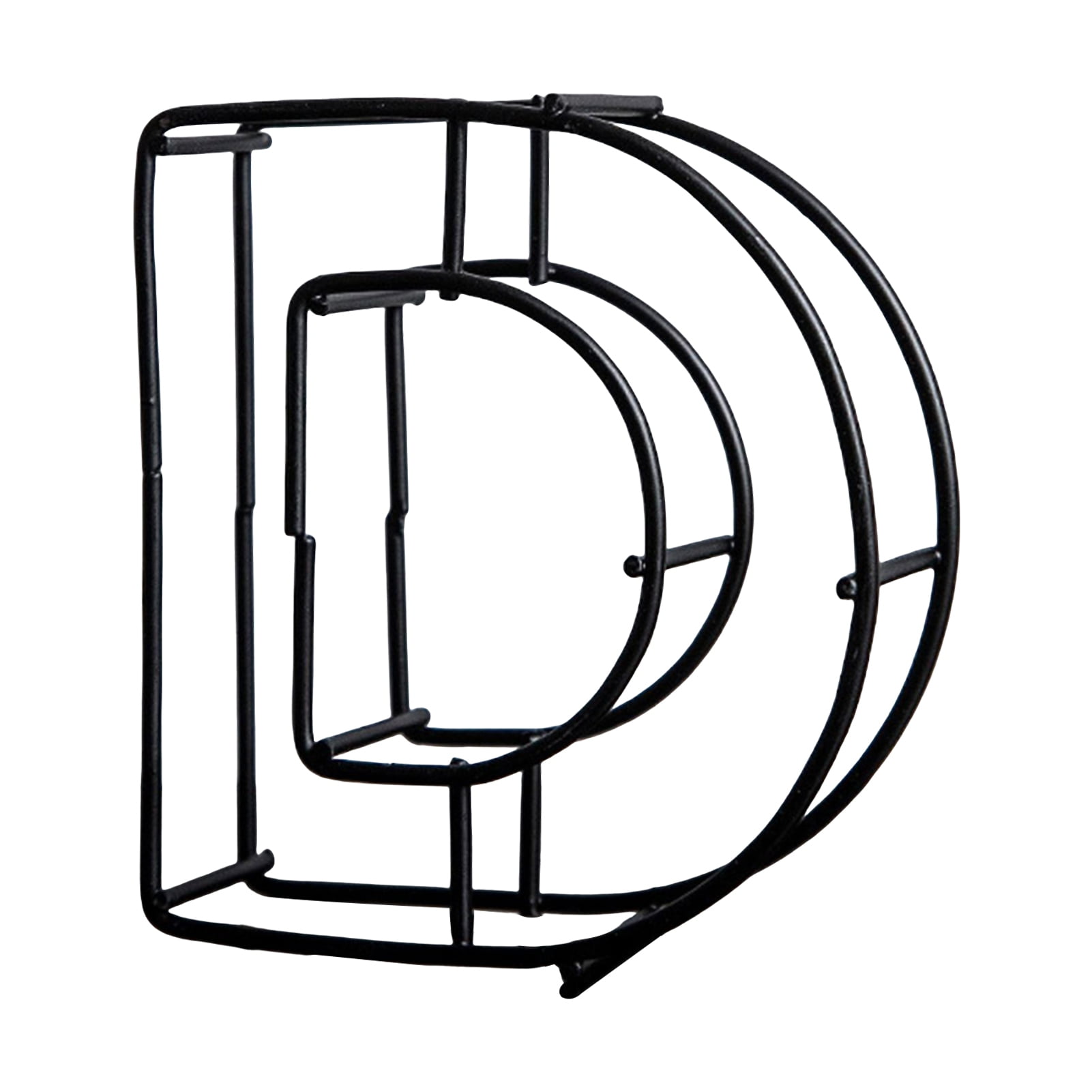 Jubilant Clear Texture Alphabet Figurine Minimalist Design Wrought Iron ...