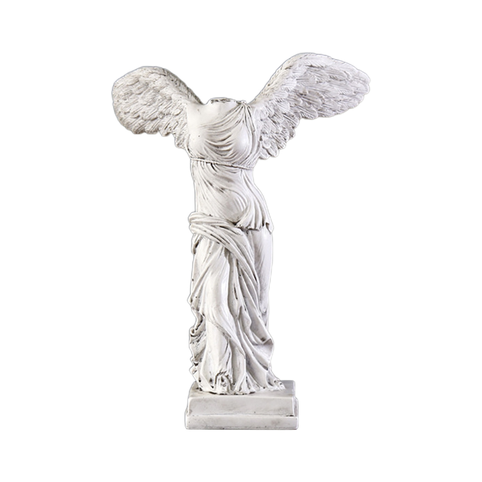Jubilant Desktop Statue Clear Carved Good Posture Spreading Wings Resin ...