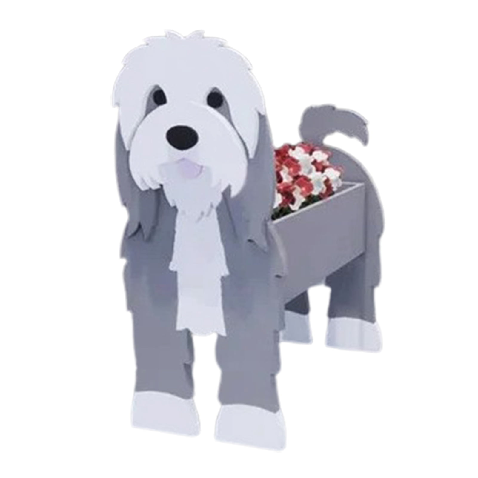 Jubilant Dog Planter Plant Pot Shepherd Dog Flowerpot Planter Easy ...