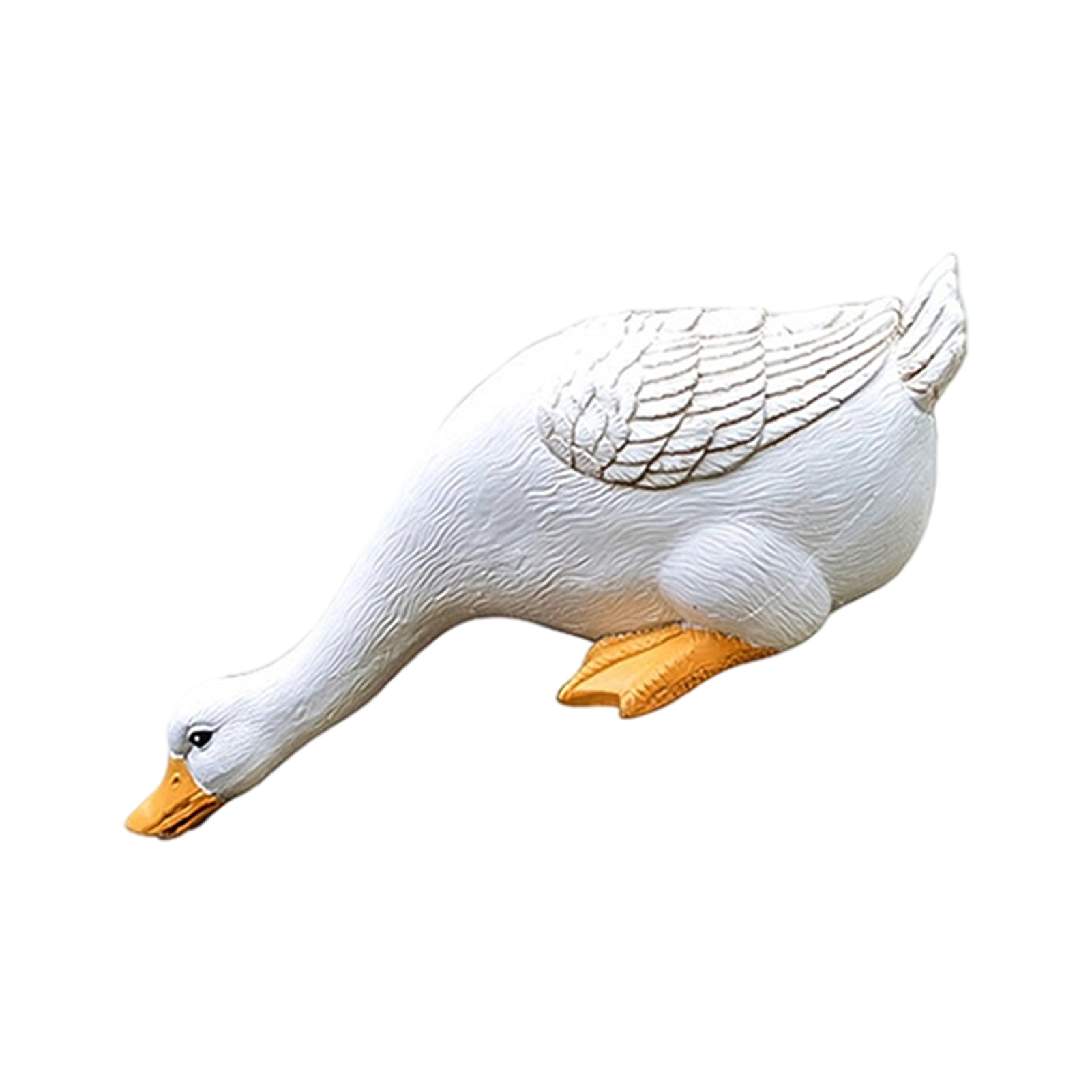 Jubilant Duck Statue High Simulation All Match Resin Art Craft Drinking ...