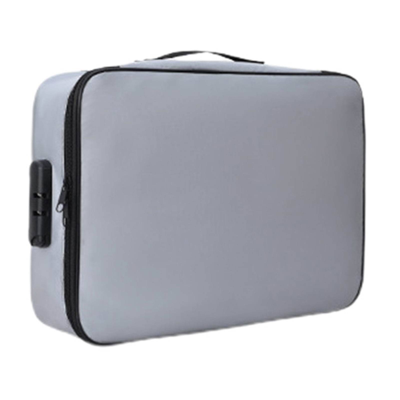 Jubilant Fireproof Document Bag with Password Lock 3-Layer File Storage ...