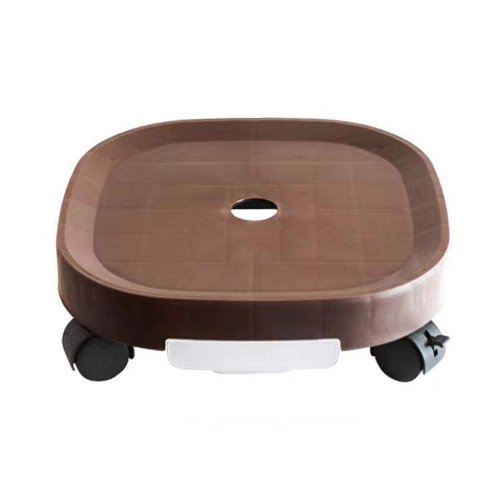 Jubilant Flower Pot Tray with Roller Wheel Movable Grid Bottom Strong ...