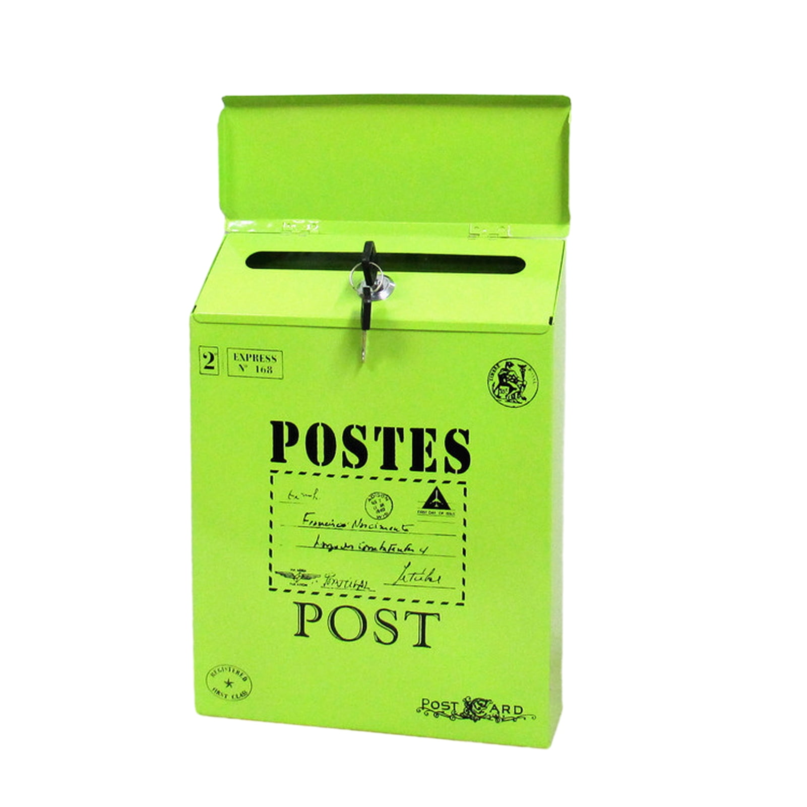 Jubilant Mailbox Suggestion Box Rustic Style Wall Mounted with Locking ...