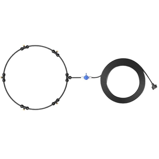 Jubilant Outdoor Fan Misting System for Patio Garden Cooling Ultra-Fine ...