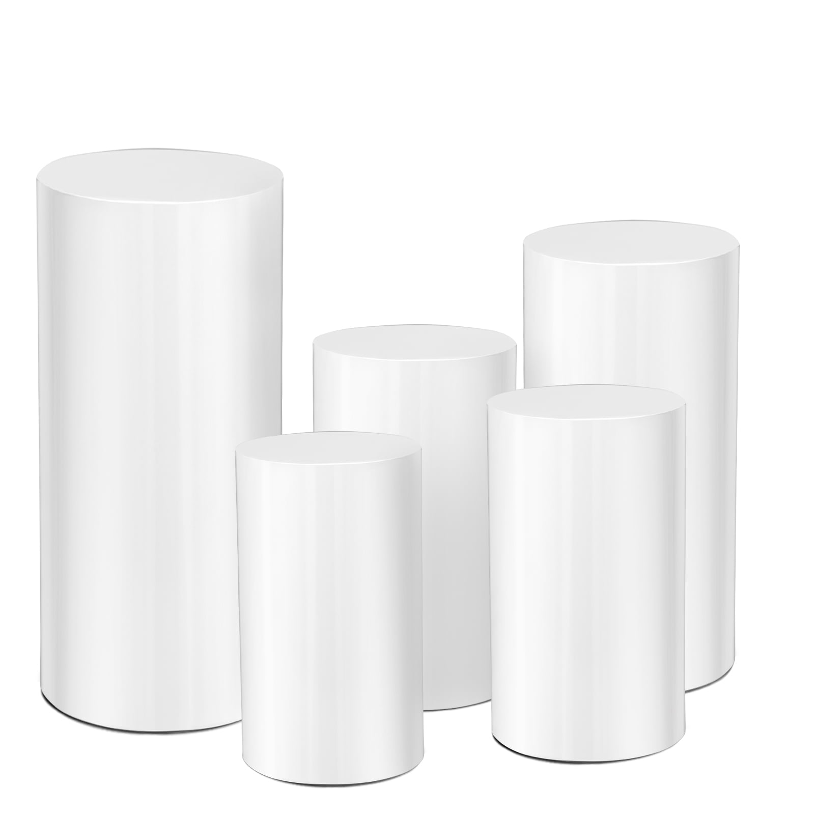 Jubilant Pedestal Stand, Cylinder Pedestal Stands, White Round Cylinder ...
