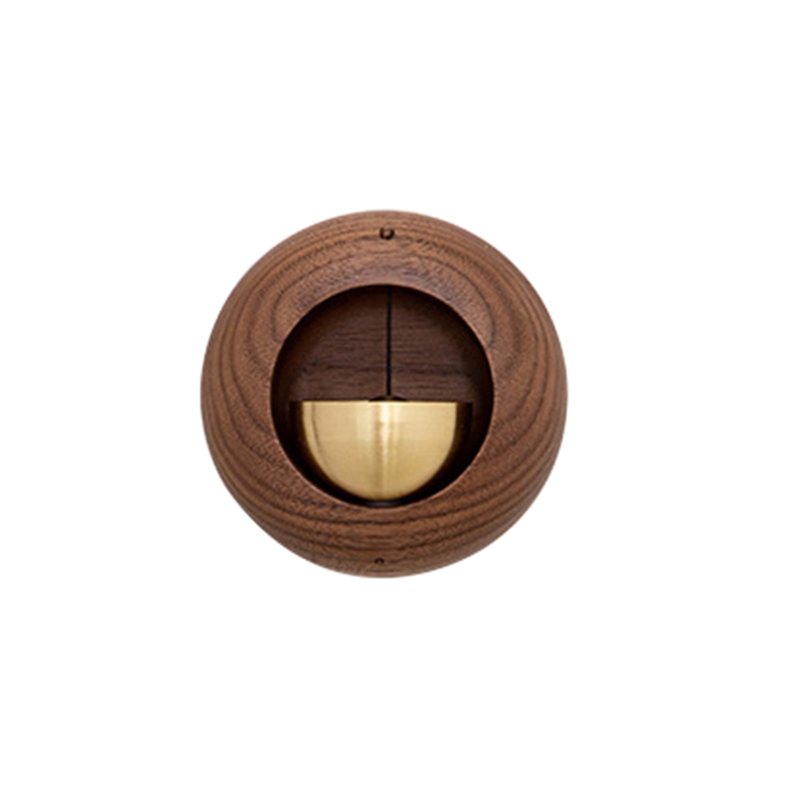Jubilant Shopkeepers Bell Adhesive Hanging Bass Bell Black Walnut Wood ...