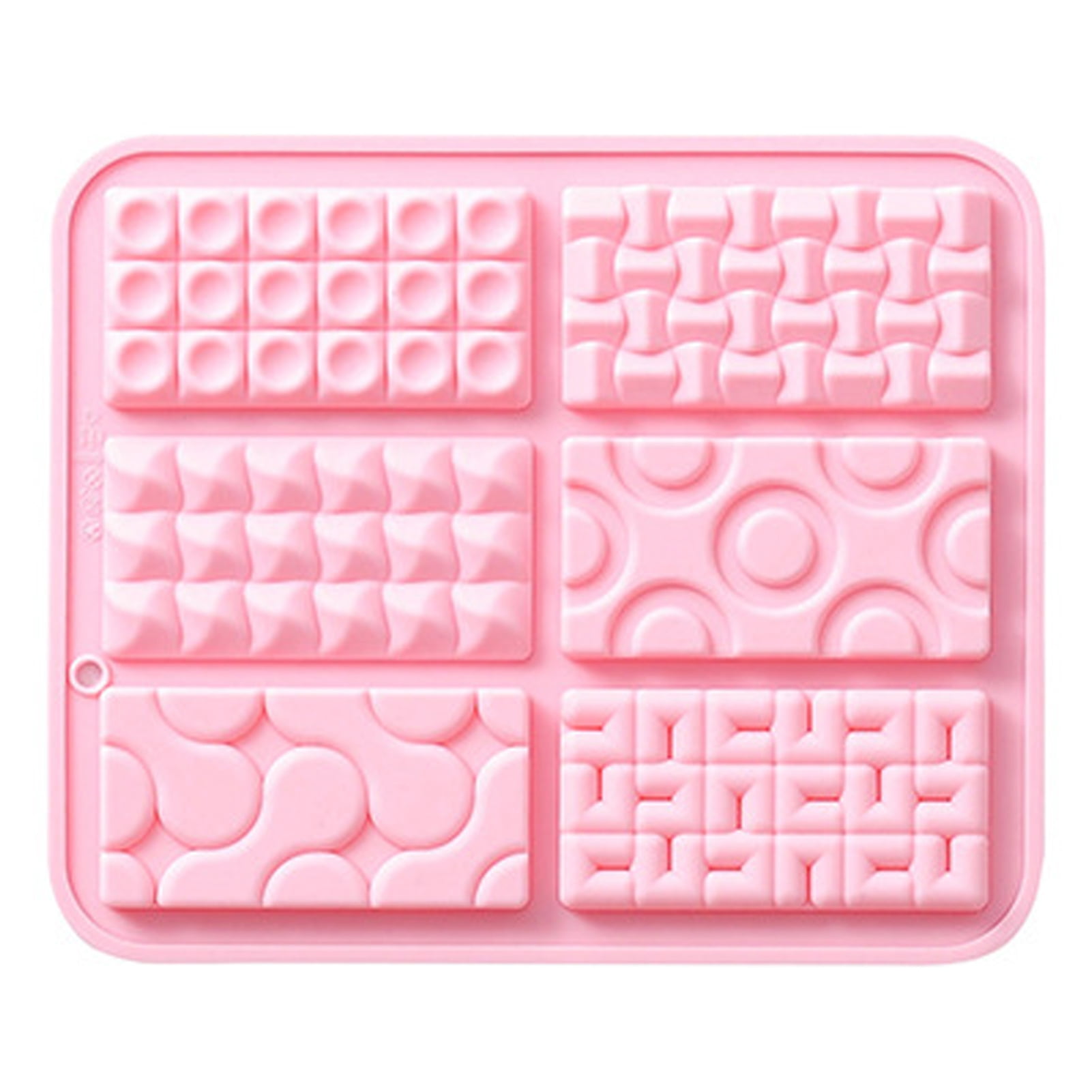 Jubilant Waffle Mold Food Grade Non-sticky Silicone 6 Different Shapes ...