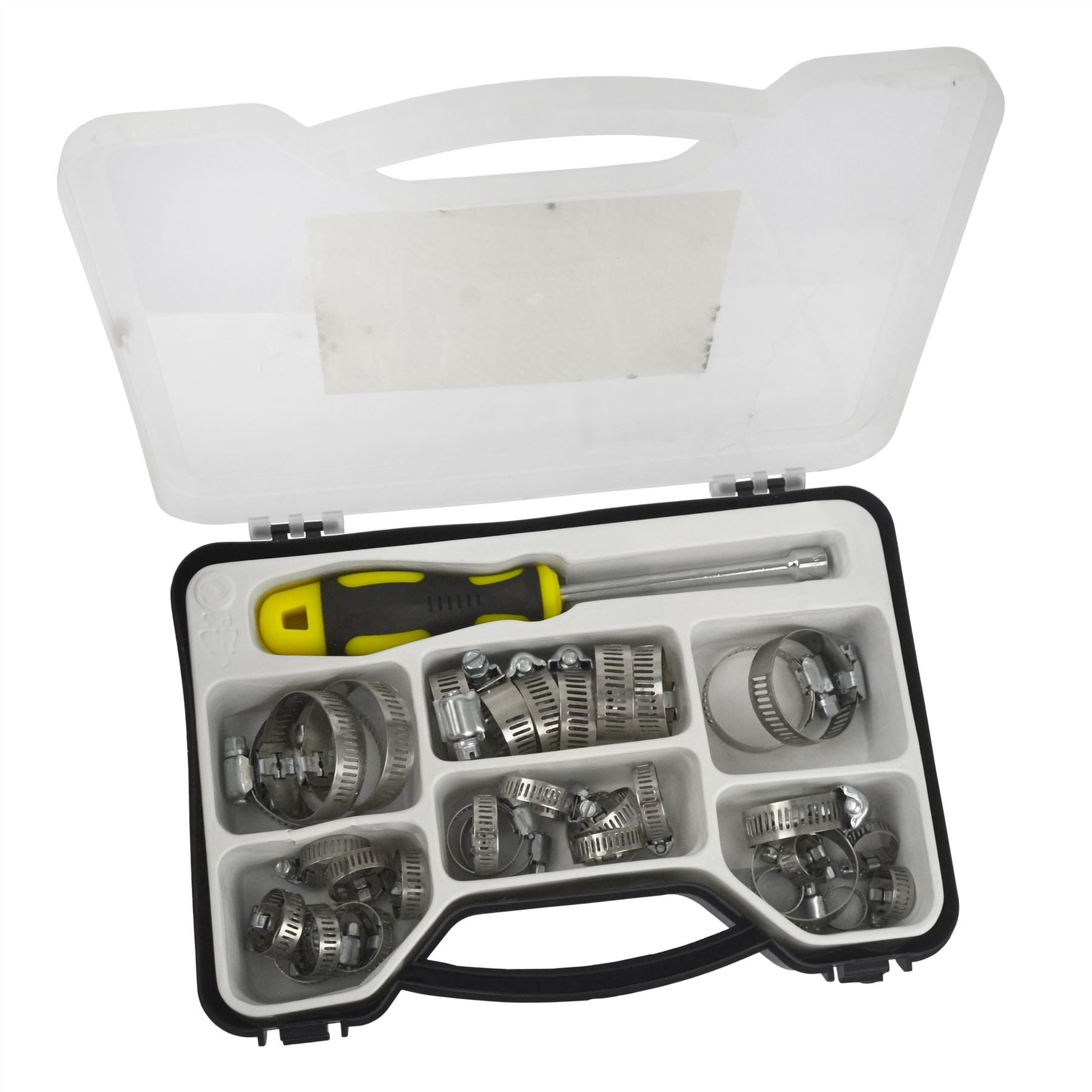 Jubilee Clip 35pc Stainless Steel Hose Clamp with Nut Driver ...